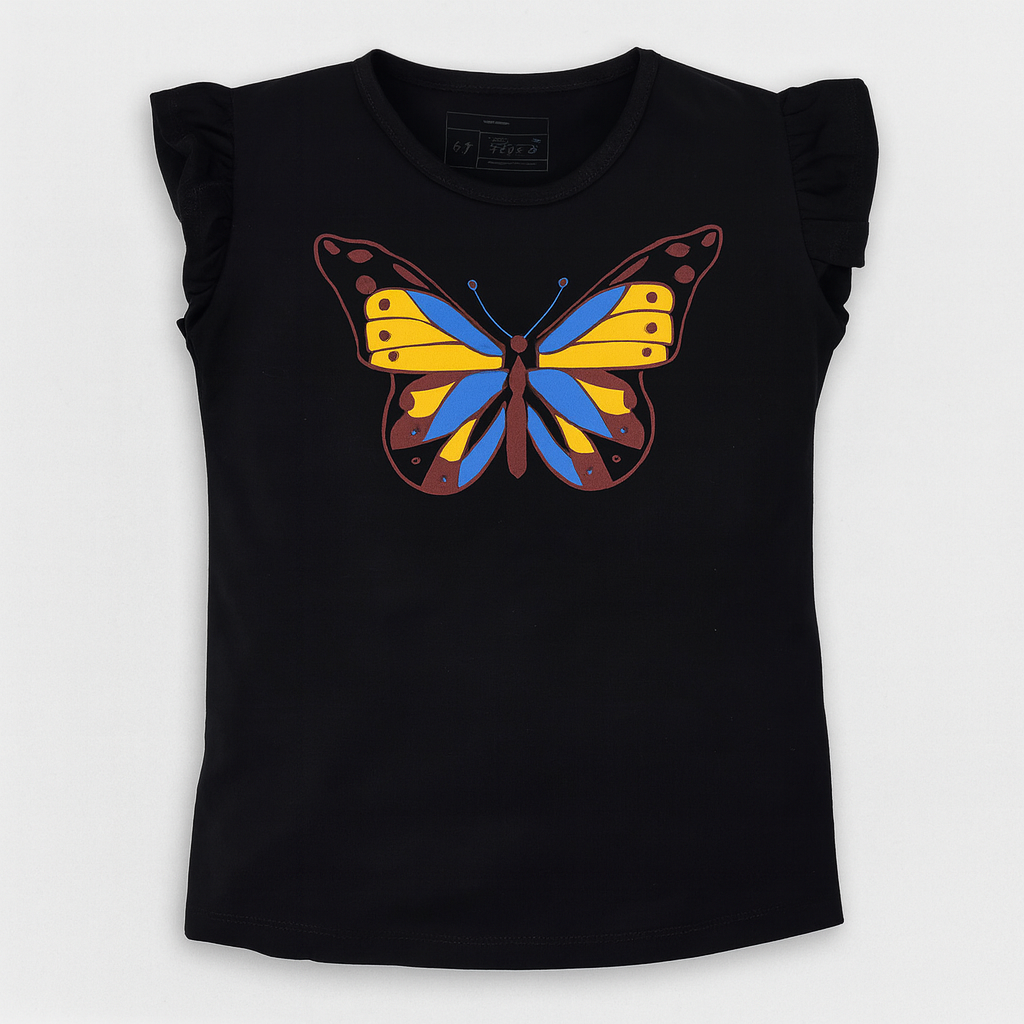 Butterfly Top (Black) – Tinytrendz.pk